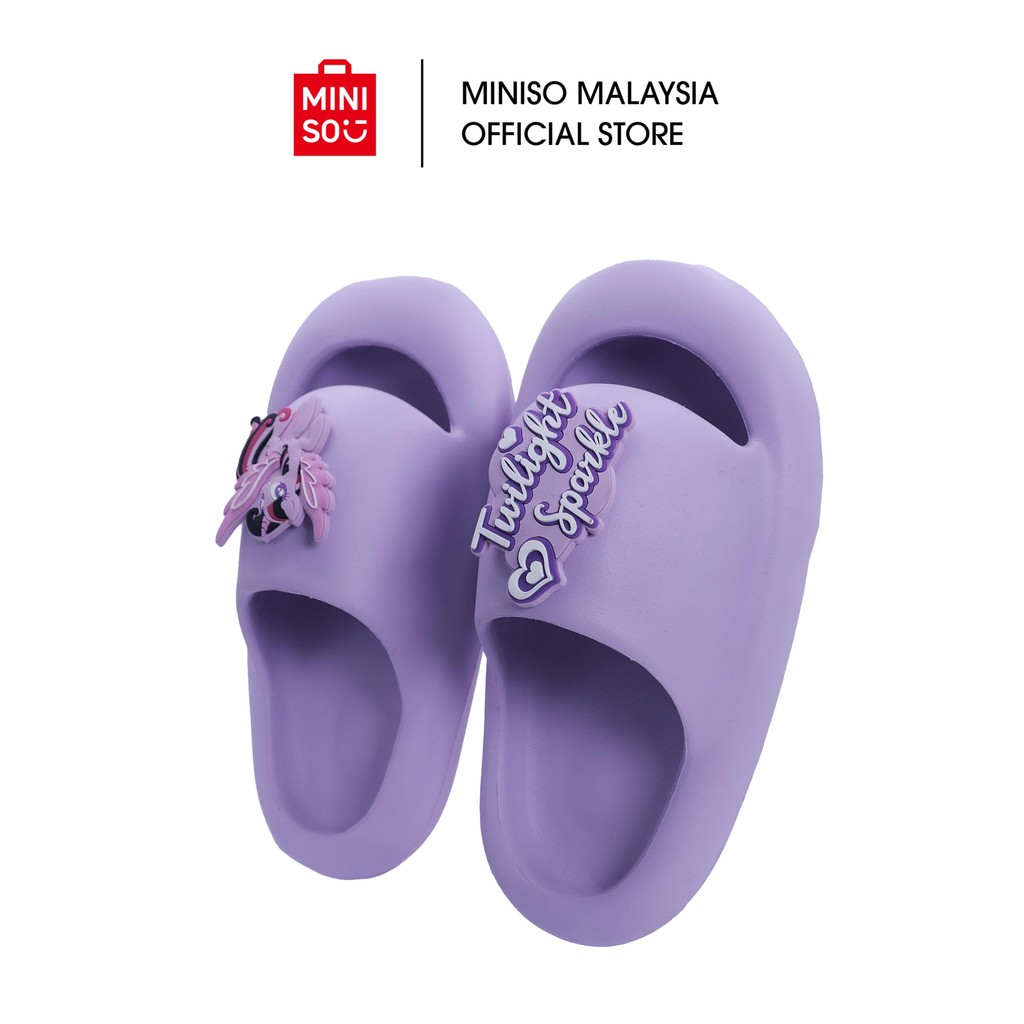 MINISO MY LITTLE PONY Selipar Kanak-kanak (Ungu) | Kids' Slippers ...