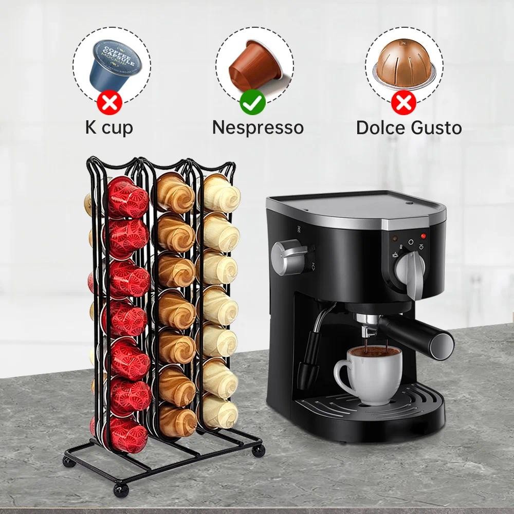 Coffee Capsule Rack Storage Rack Coffee Shop Display Rack Black Spray ...