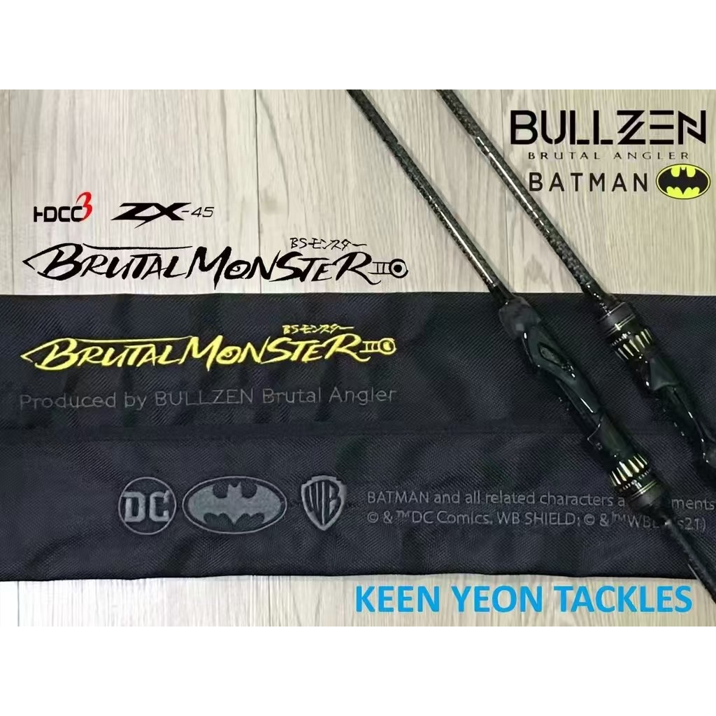 BULLZEN BATMAN DARK KNIGHT / DARK KNIGHT RETURN JIGGING ROD | Shopee ...