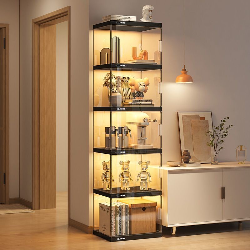 Display cabinet storage cabinet display cabinet Lego dustproof bag ...
