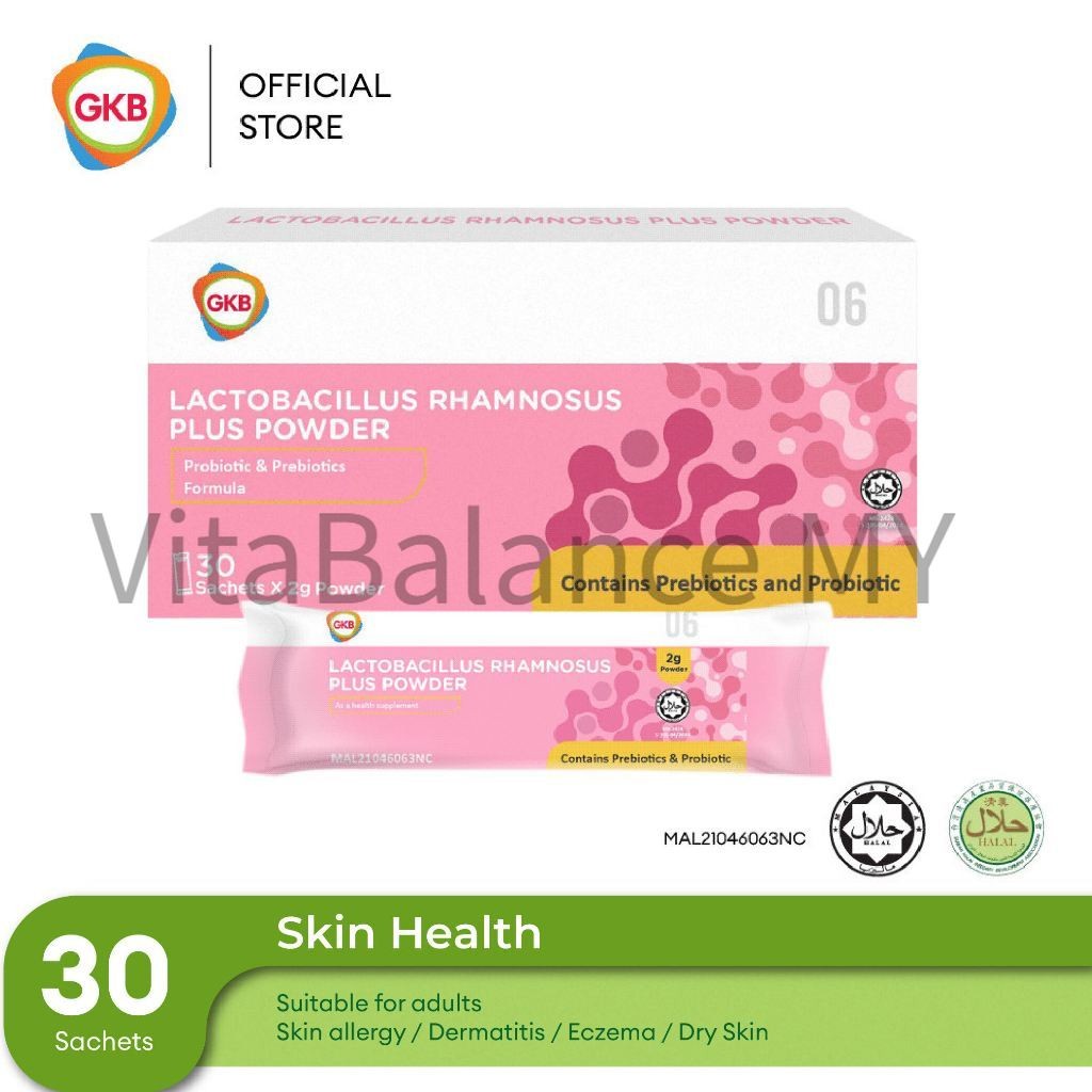 GKB Lactobacillus Rhamnosus Plus 30s | Probiotic for Healthy Skin ...