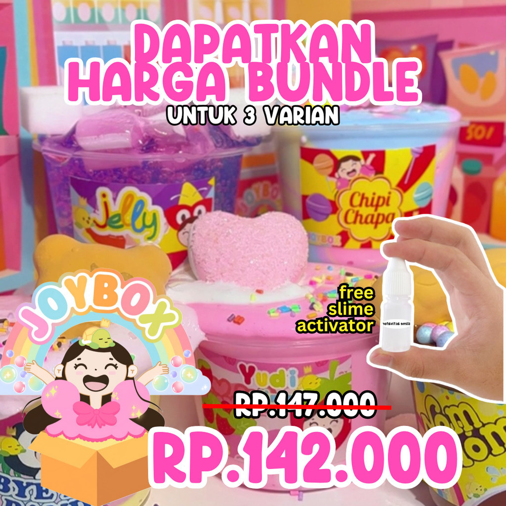 WIDHITOYS BUNDLE SNACK SLIME JOYBOX COMPLETE VARIANT | Shopee Malaysia