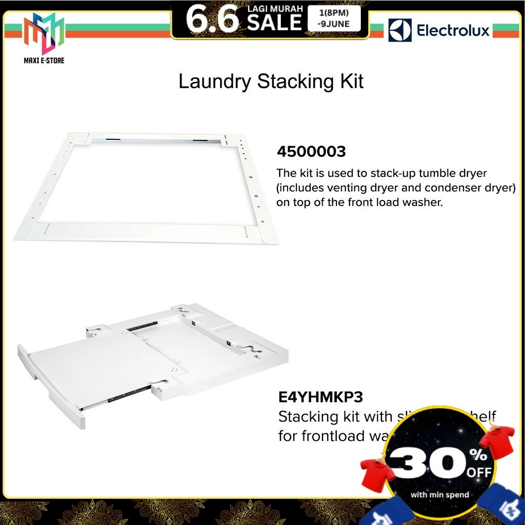 Electrolux Laundary Stacking Kit 4500003 / E4YHMKP3 Washing Machine ...
