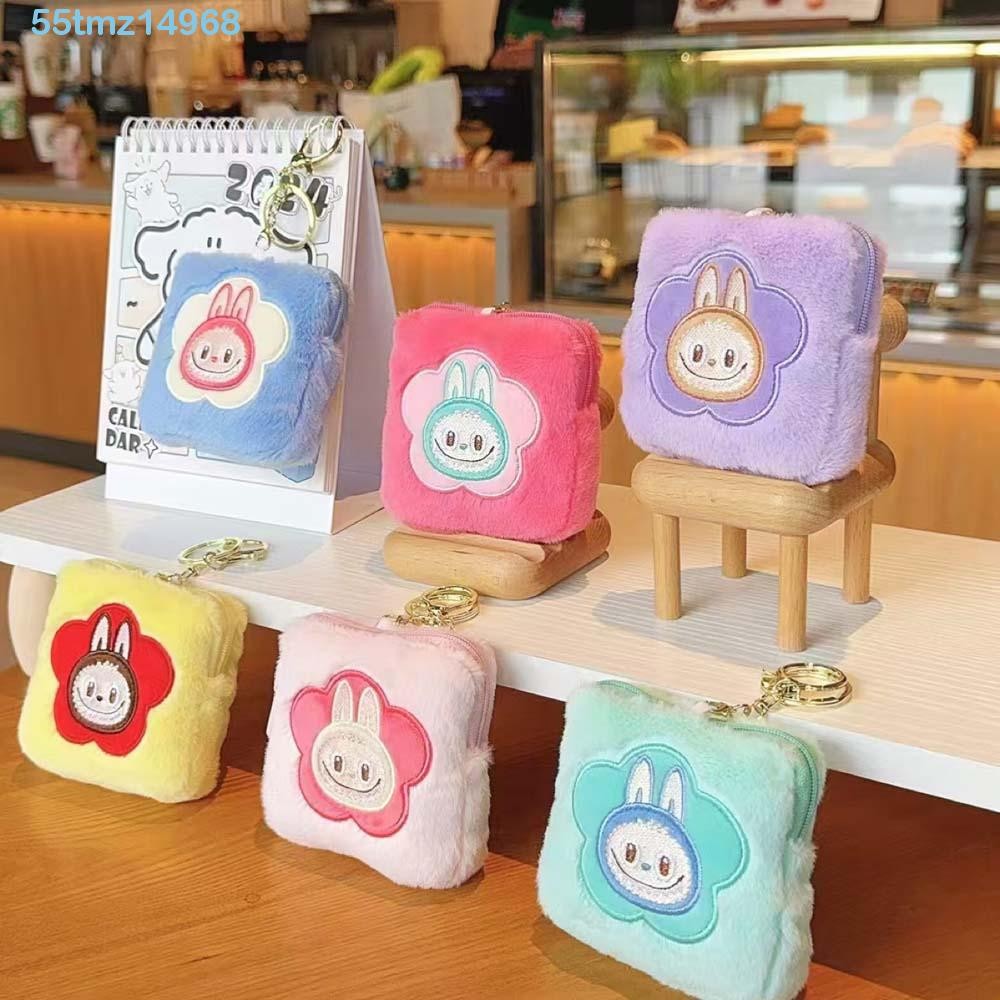 TMZ1 Labubu Coin Purse, Cartoon Zipper Labubu Zero Wallet, Creative ...