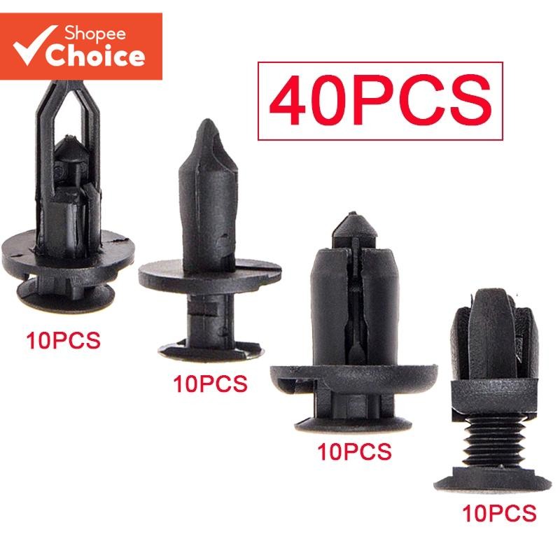 40pcs Car Retainer Clips / Bumper Fender Liner Fastener Push Pin / Type ...