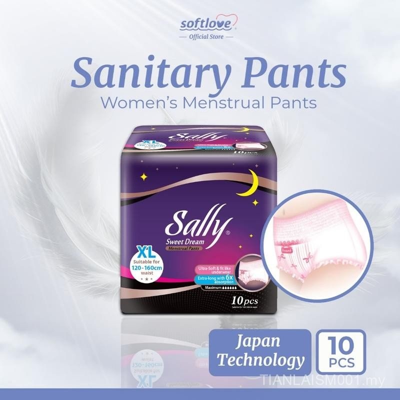 Sally | Menstrual Pants (1pck-10pcs) M/L/XL size | Shopee Malaysia