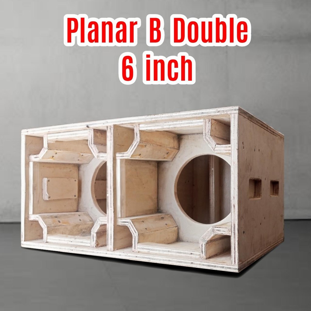 Planar Double 6 inch Speaker Box 12 mm thick miniature sound system ...