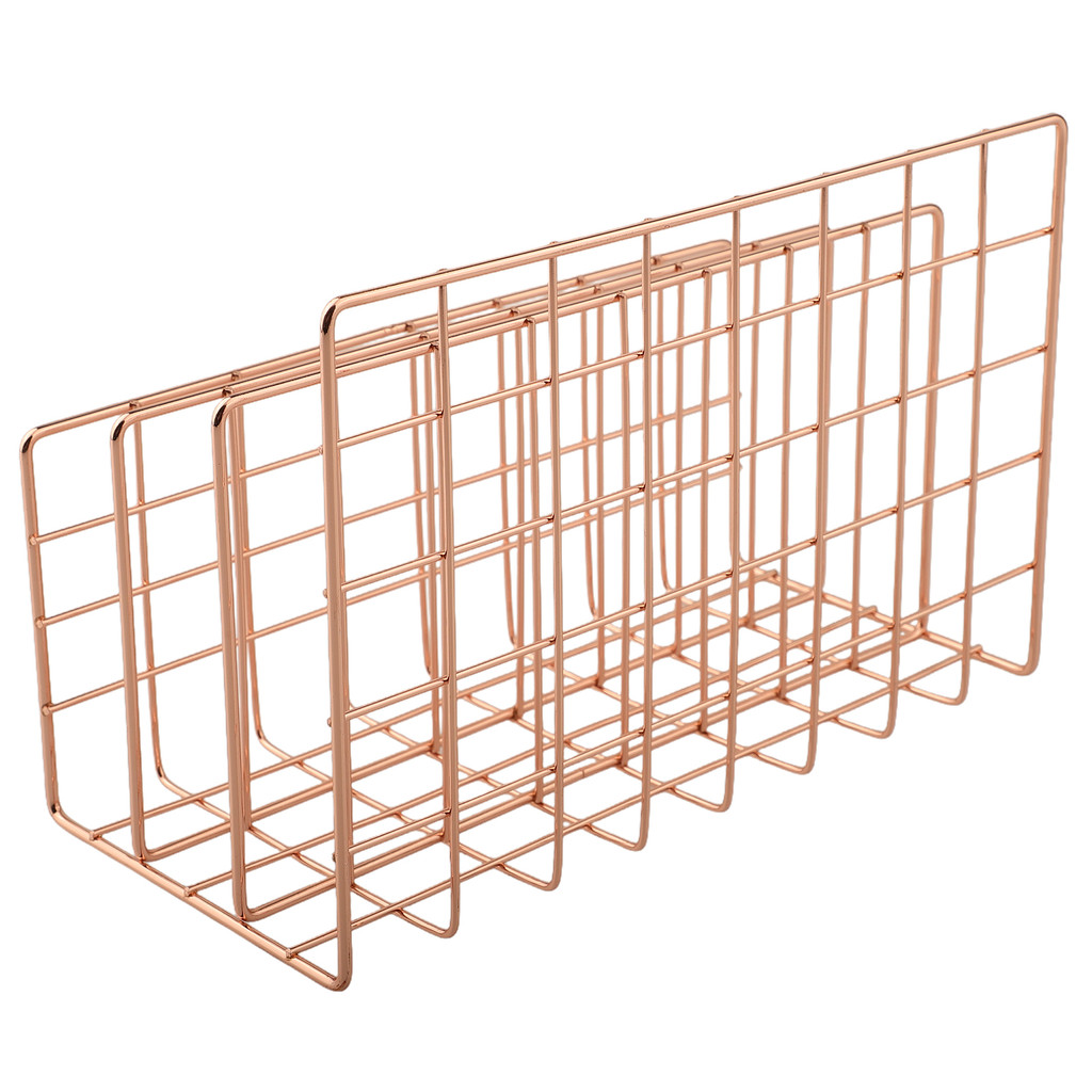 Vertical Wire File Filling Rack Wrought Iron Desktop File Holder ...
