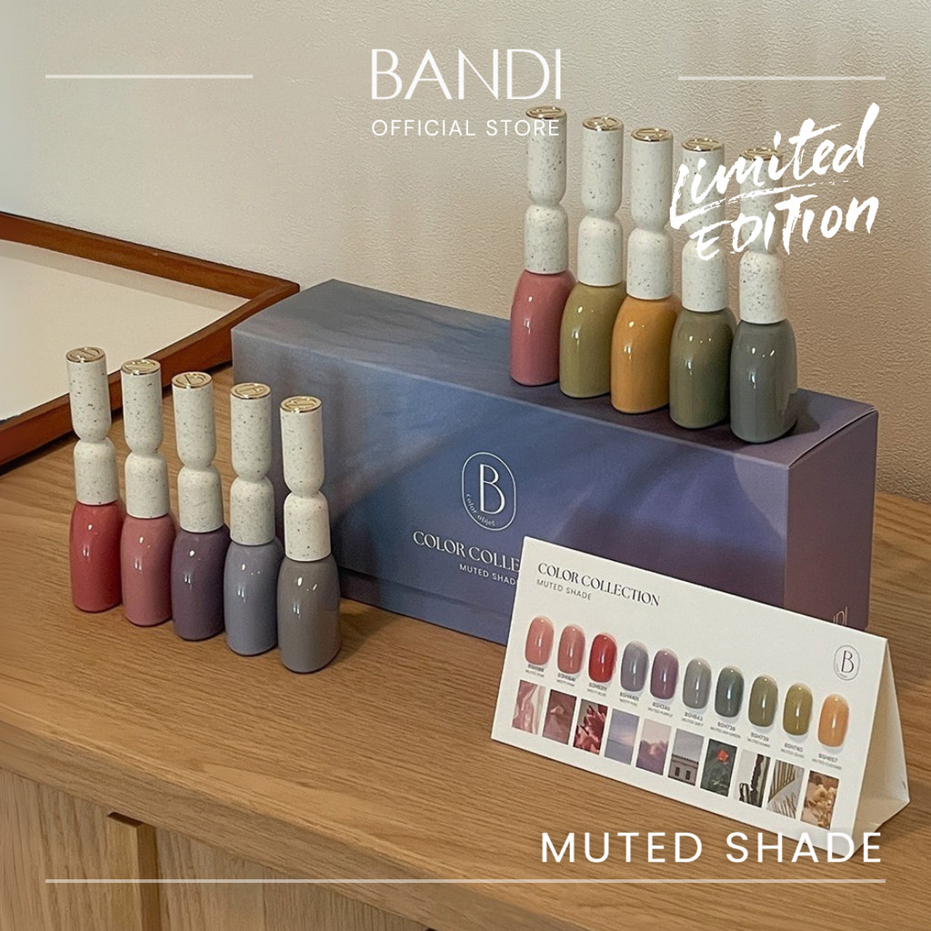 BANDI Gel Collection - Muted Shade 2024 - Full Set Syrup Spring Gel ...