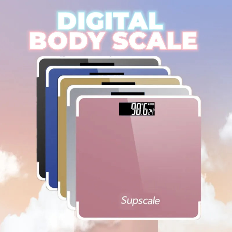 Supscale Digital Body Weight Scale Electronic Bathroom Weighing Glass ...