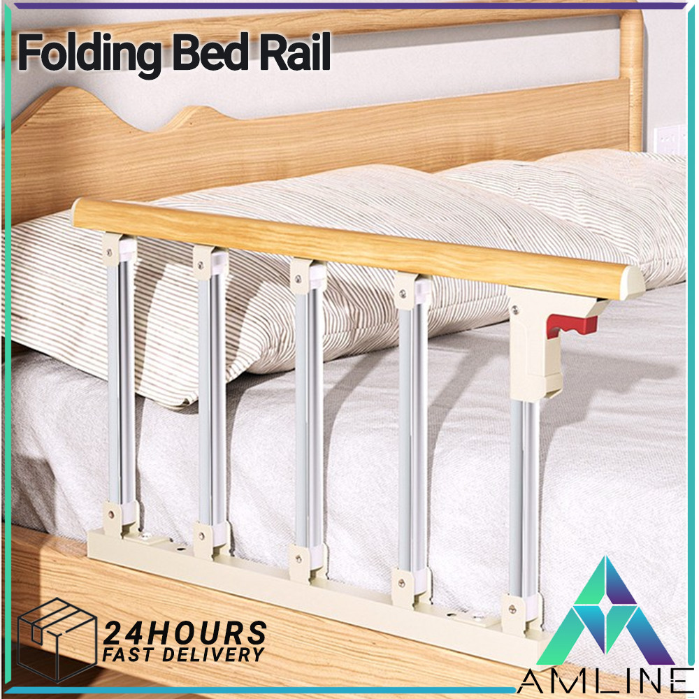Guardrail anti-falling Bed Rail Side Guard Rails Safety Assist Foldable ...