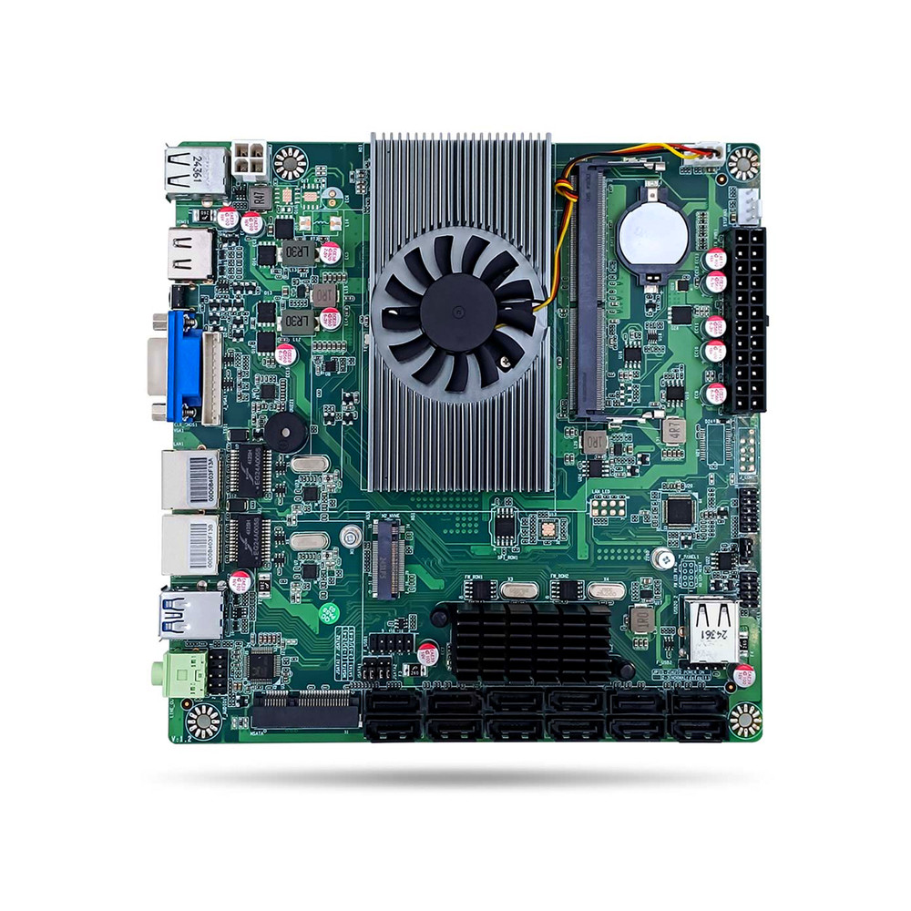 Microtech N95 Kawalan Perindustrian NAS Motherboard N5095 Storan 12SATA ...