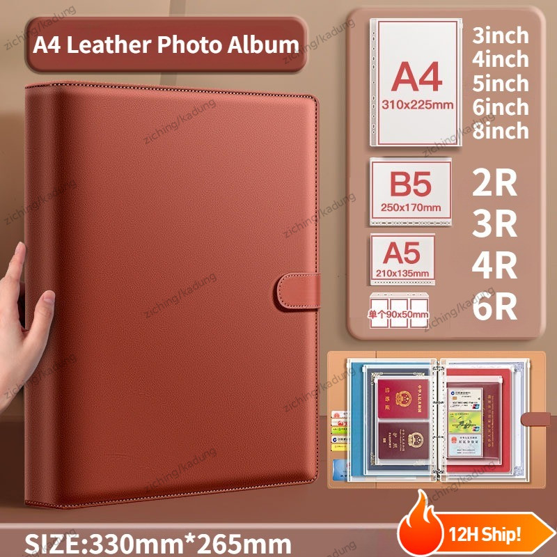 A4/A5 Cheap High-capacity Photocard Binder KPOP Polaroid 3inch/2R Big ...