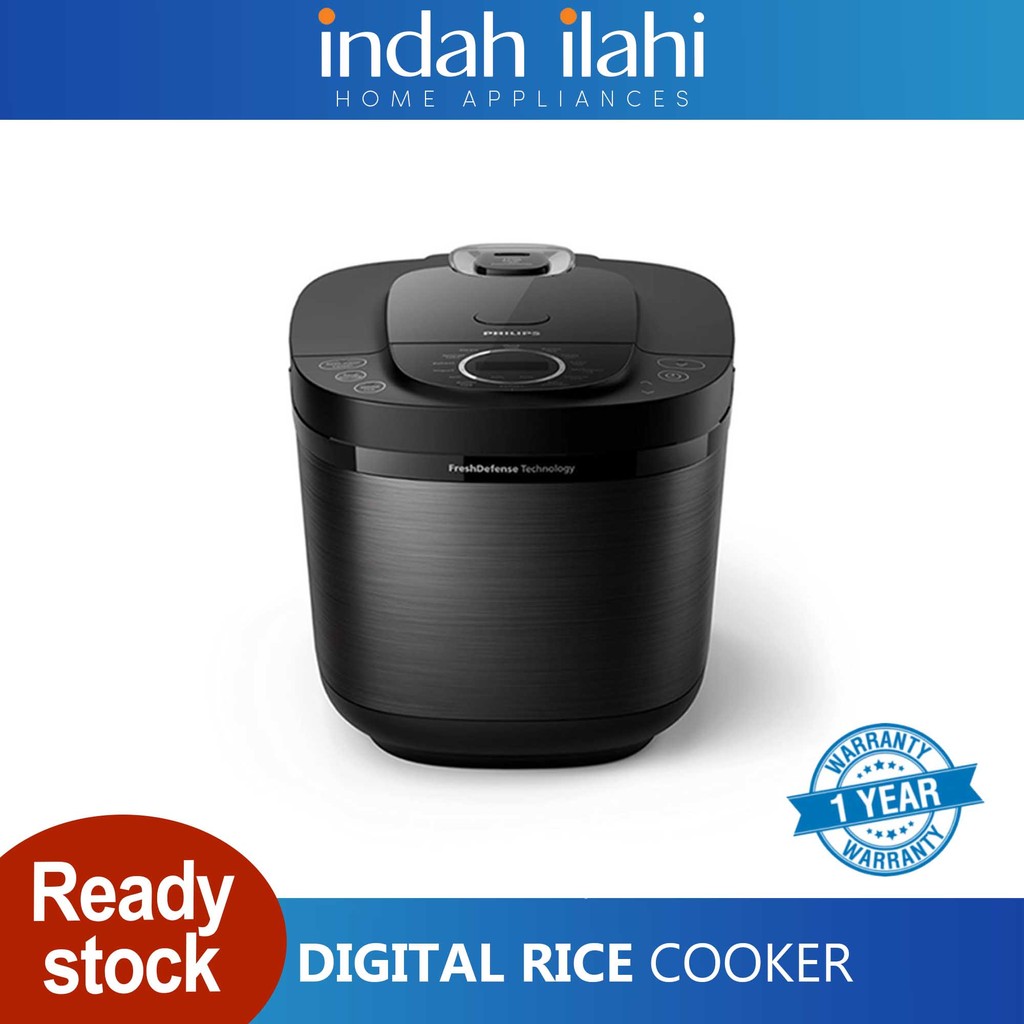 PHILIPS Periuk Nasi Digital Siri 5000 Digital Rice Cooker 5000 Series 1.8L HD4814/31 | Shopee ...