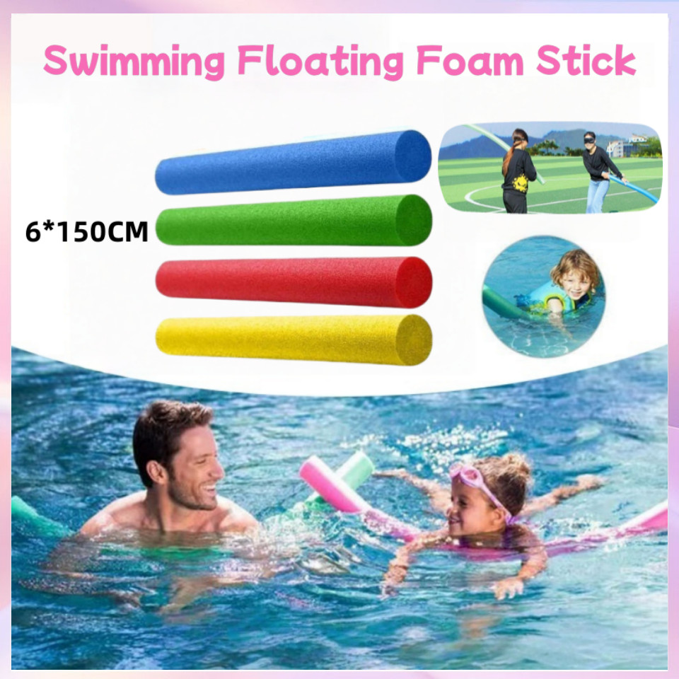 Swimming Floating Foam Sticks Portable Kid Adult Pool Aid Buoyancy Foam ...