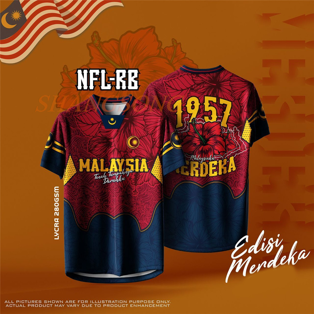 1957 MERDEKA Clothes 2025 Malaysia Independent Shirts 68 Year 2025 ...