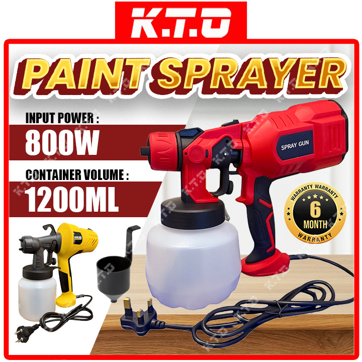 Electric Paint Sprayer Elite 600W 800W High Power Paint Sprayer Household Handheld Spray Gun ...