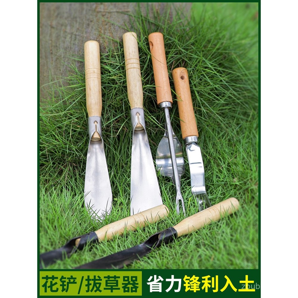 Penyodok Kecil Keluli Tahan Karat Alat Menanam Bunga Menggali Sayuran ...