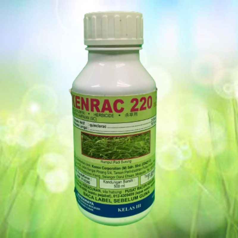 [ORIGINAL] 500ml KENRAC 220 Racun Rumput Padi / Racun padi burung ...