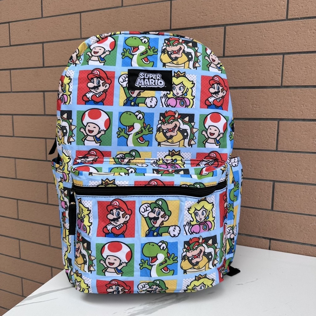 Beg galas Doodle Super Mario Kartun Comel untuk Pelajar Sekolah Rendah ...