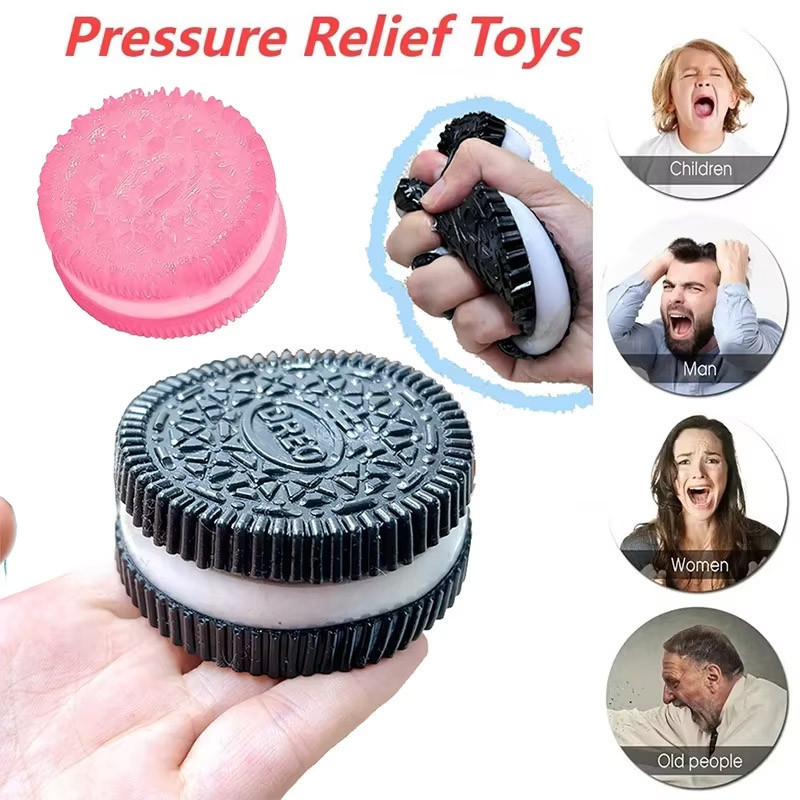 BL Big Oreo Cookie Squishy Toy Biscuit Taba Squishy Squeeze Pinching ...