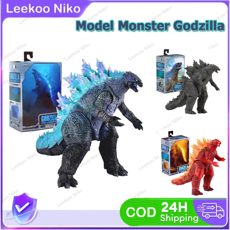 Moving Arm and Tail Monster Toy Nuclear Energy Jet Edition Godzilla Boy ...