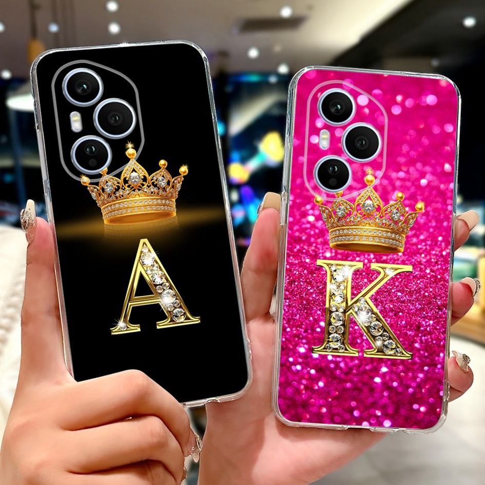 For Honor 400 Case DNY-NX9 Cover 2025 Cute Crown Letters Clear Soft ...