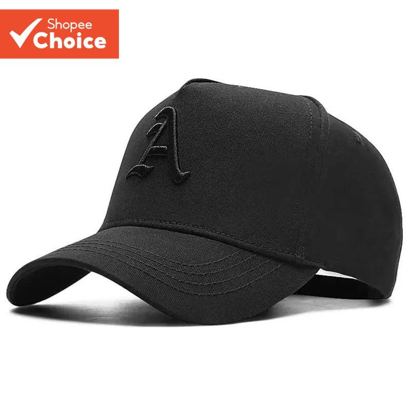 High Top A Letter Baseball Cap Extra Large Head Circumference Men's Cap ...