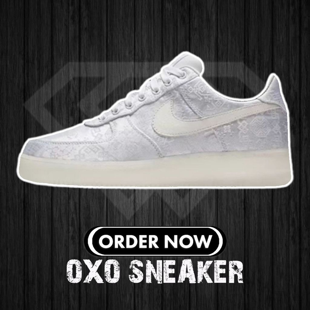 NIKE AIR FORCE 1 LOW X CLOT WORLD WHITE AF1 White Silk ( Quality ...