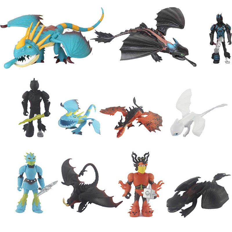 How To Train Your Dragon Toothless Night Fury Action Figure Toy ...