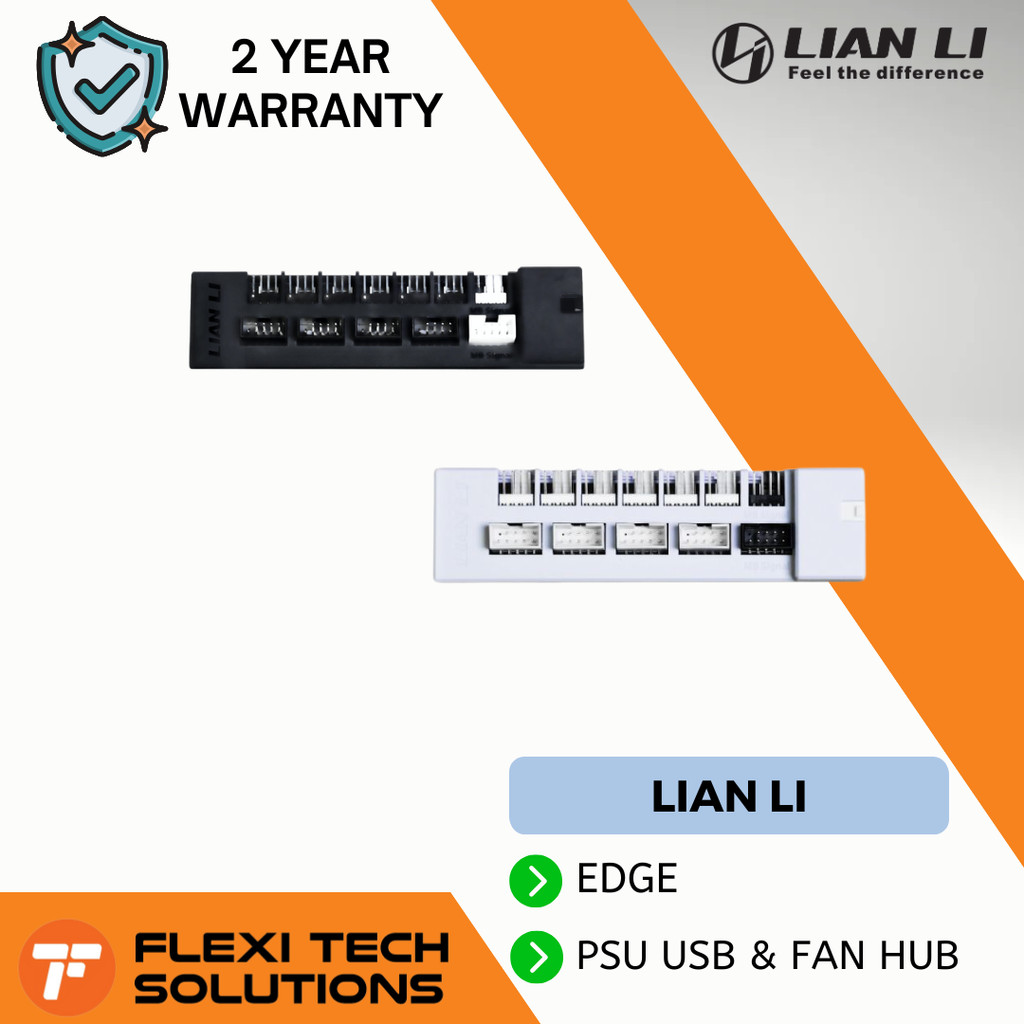 Flexi tech LIAN LI EDGE PSU USB & FAN HUB BLACK/WHITE | Shopee Malaysia
