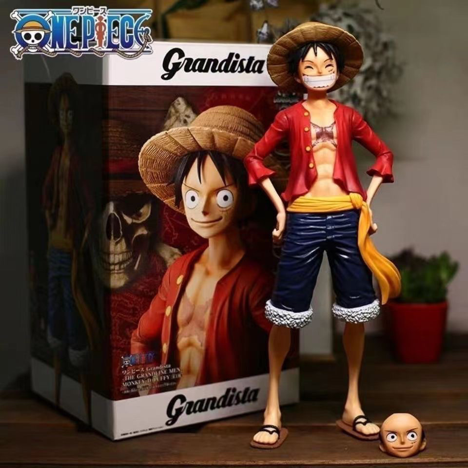 One Piece Grand Luffy Yakin Wajah Senyuman Wajah Berubah Model Model ...