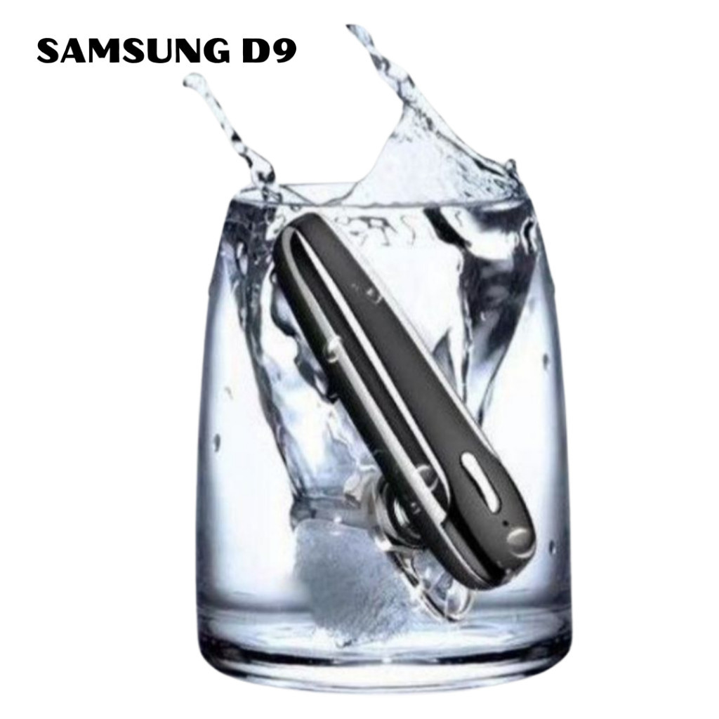 SAMSUNG D9 WATERPROOF STEREO BLUETOOTH HEADSET HD VOICE LONG STANDBY ...