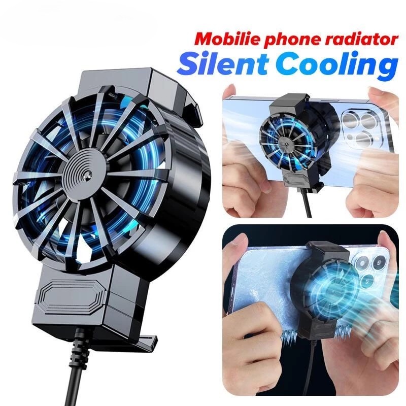 Mobile Phone Cooling Fan Mini Universal Phone Cooler Smartphone Cooler ...