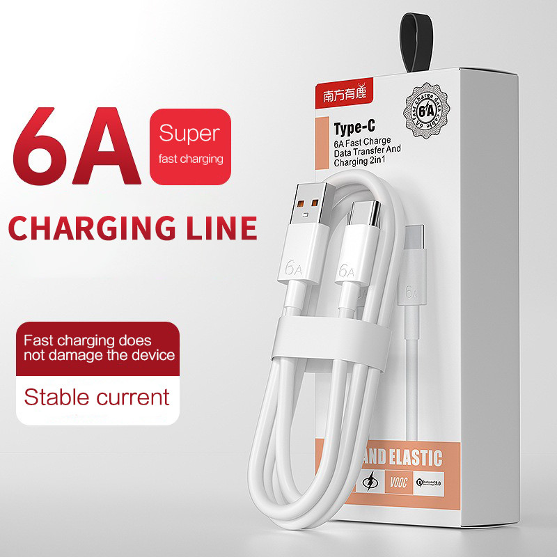 High-Speed 6A USB-C Cable 120W Fast Charge Compatible with 100W/66W/40W | Shopee Malaysia