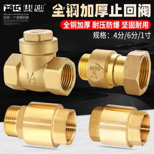 All Copper Inner Outer Wire Check Valve 4/6 Minutes 3cm Water Pipe Pipe ...