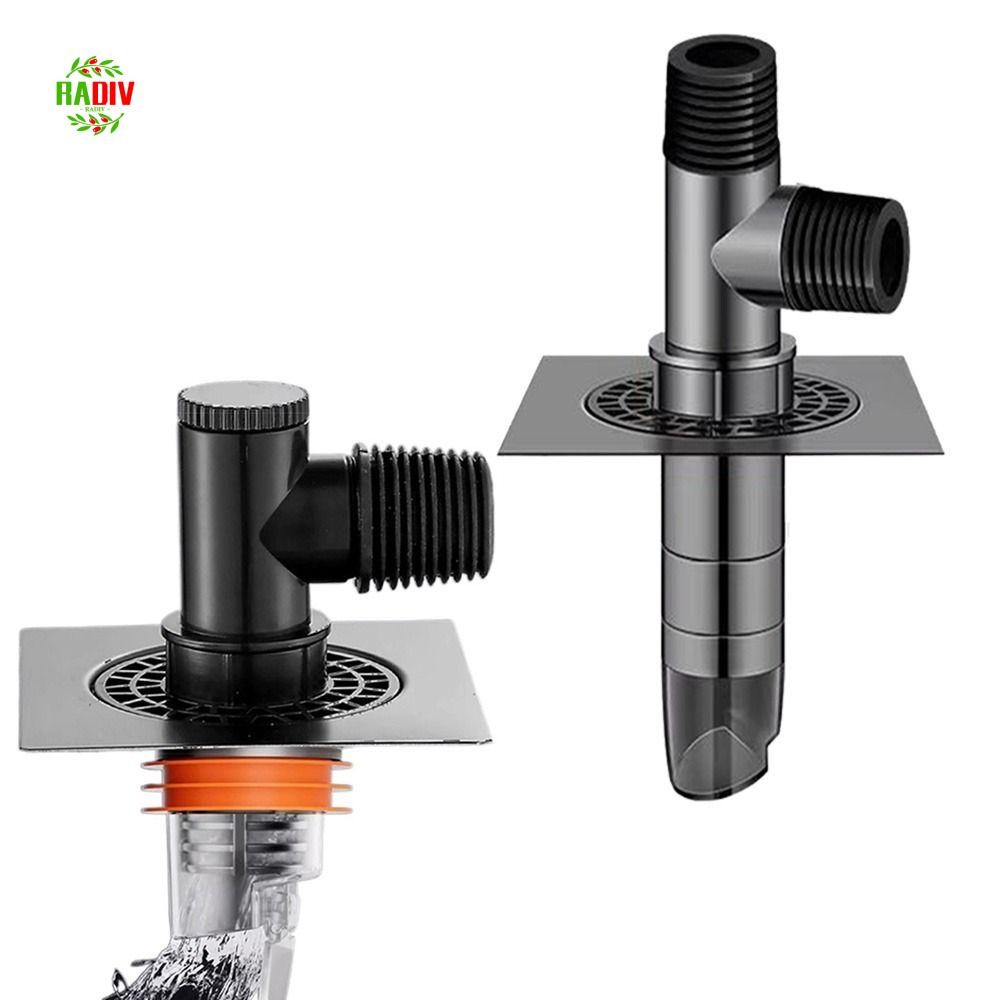 RADIV Sink Elbow Pipe Connector, Quick Drainage Anti Overflow Washing ...