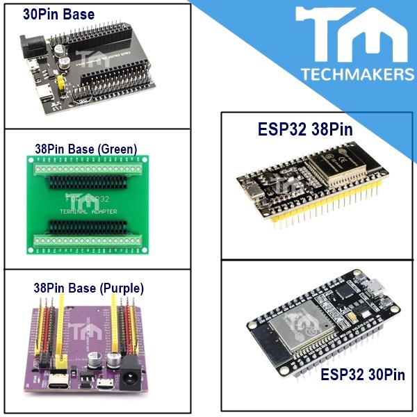 ESP32 30-Pin/38-Pin WIFI Bluetooth Module IOT NODE-MCU32 Node MCU NodeMCU ESP32S Node MCU Node ...