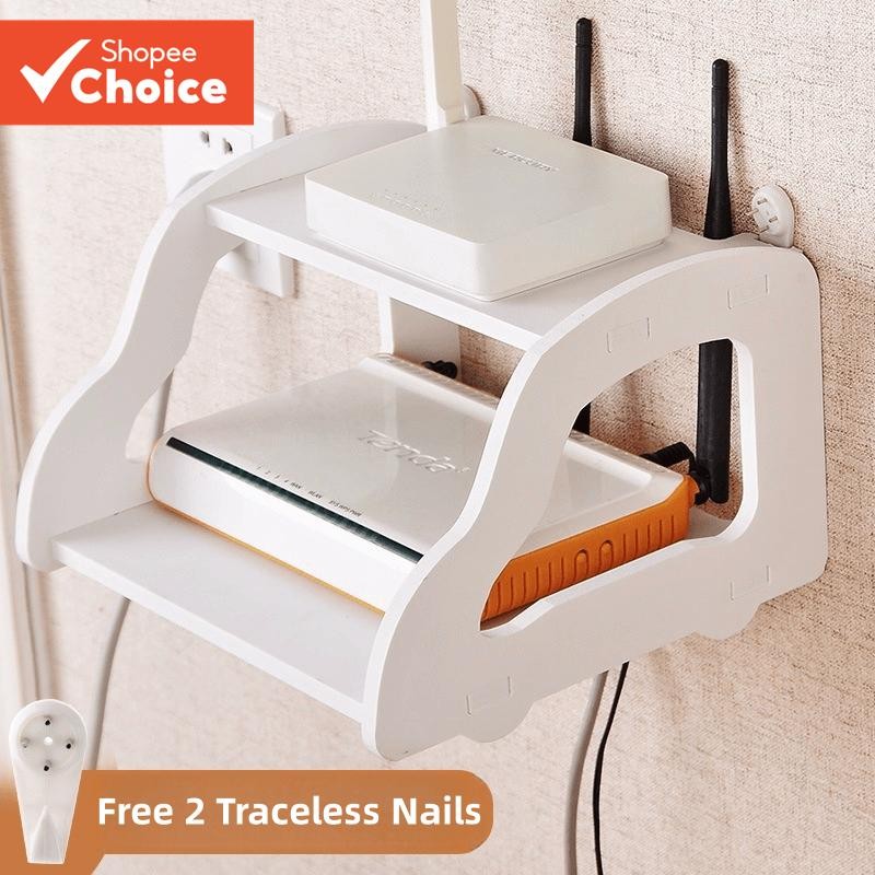 Hole-free Set-top Box Rack, Living Room, Bedroom, TV Wall, WiFi Router ...