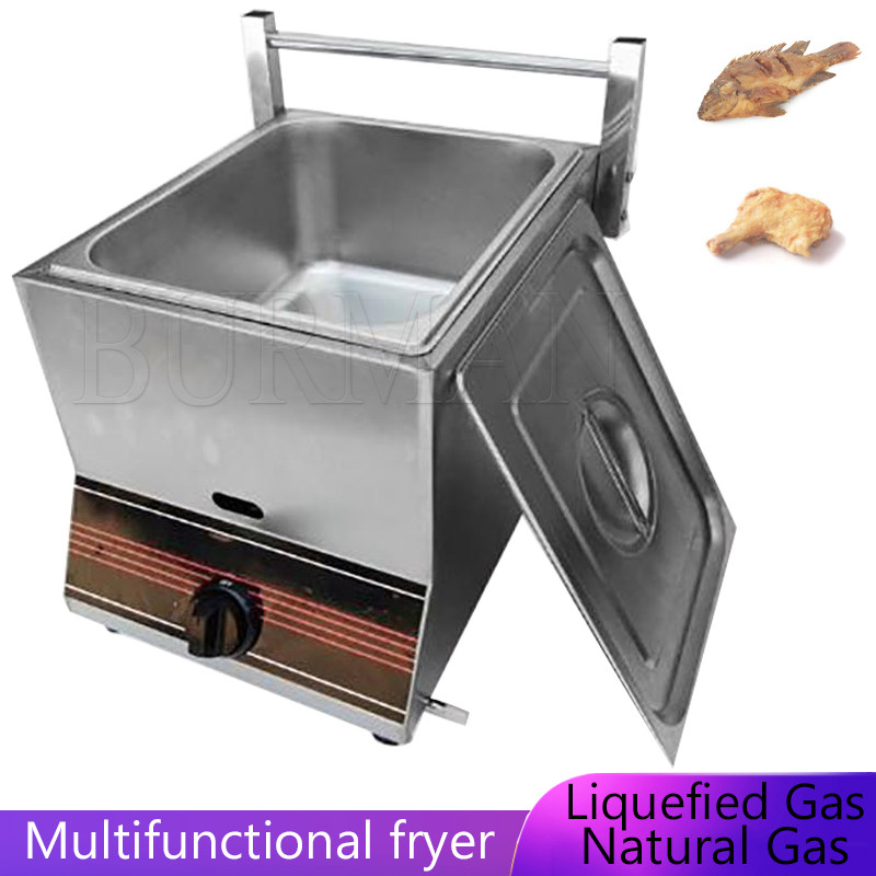 Commercial Liquefied Gas Frying Machine Fries Chicken Frying Maker Oil ...