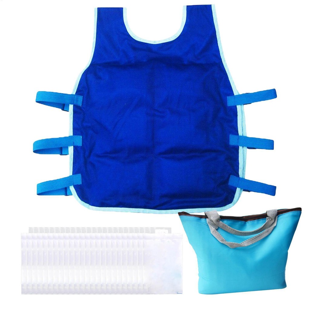 Ice Pack Vest Physical Cooling Vest Outdoor High Temperature Clothing ...