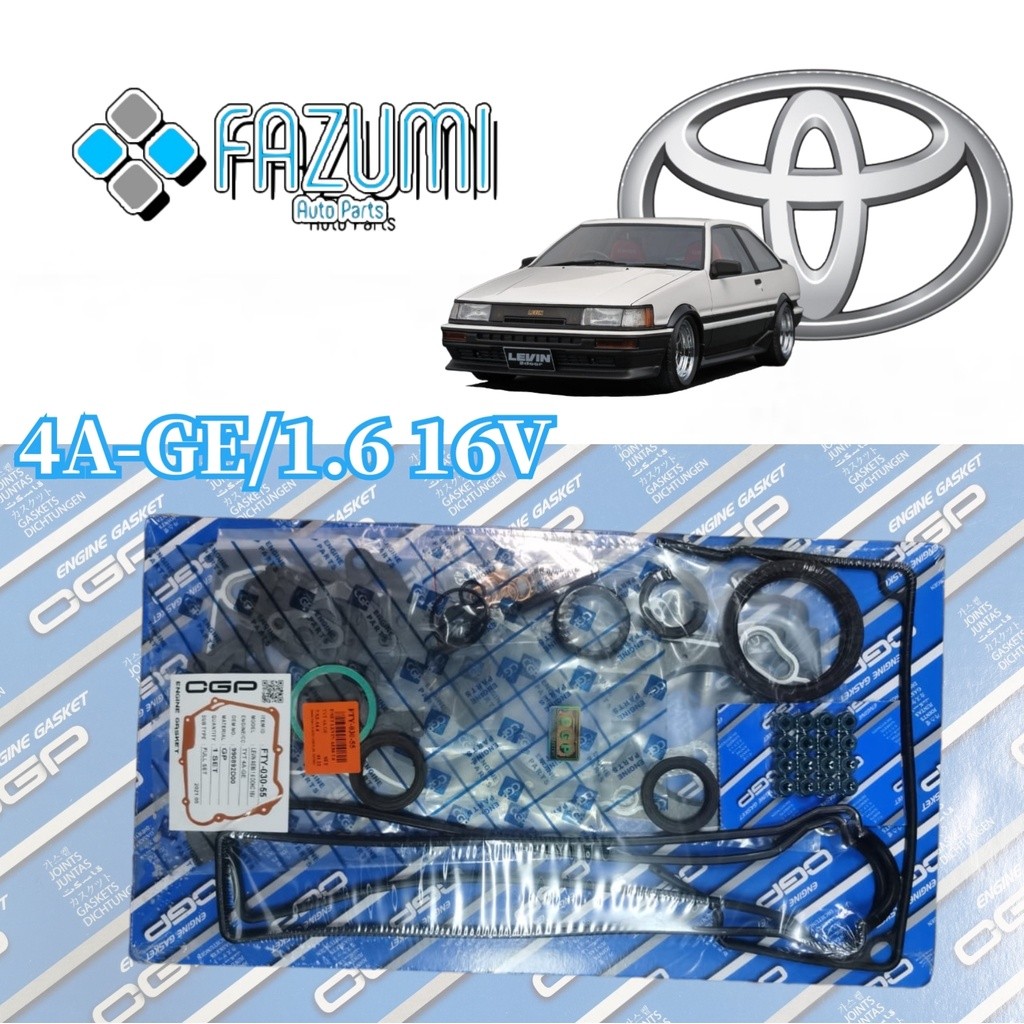 Toyota Levin AE86 1.6 16V CGP Overhaul Full Set Kit | Shopee Malaysia