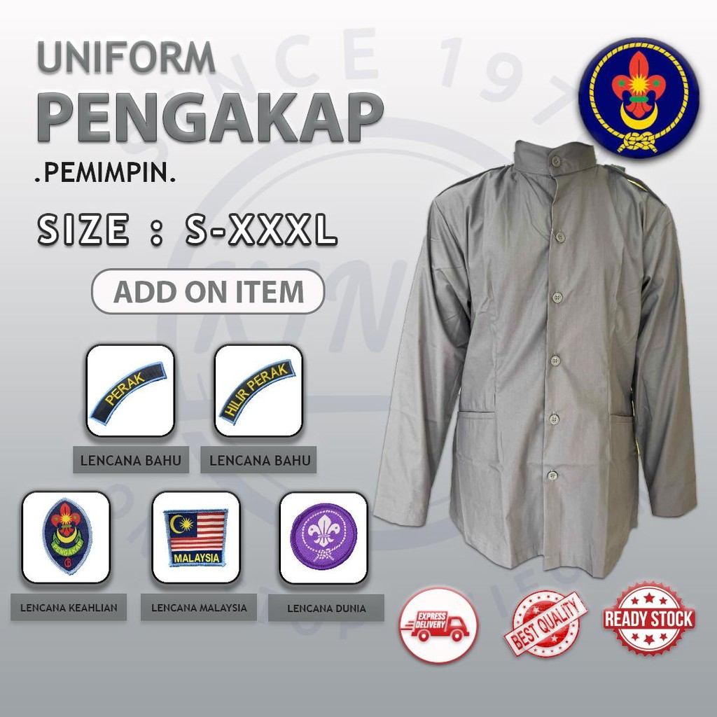Uniform Pengakap Pemimpin Perempuan Lengan Panjang Jernama Falcon Sek ...