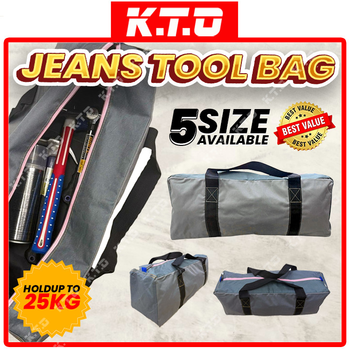 Jeans Cloth Tool Bag Zip Hardware Kit Repair Tools Storage Organizer ...