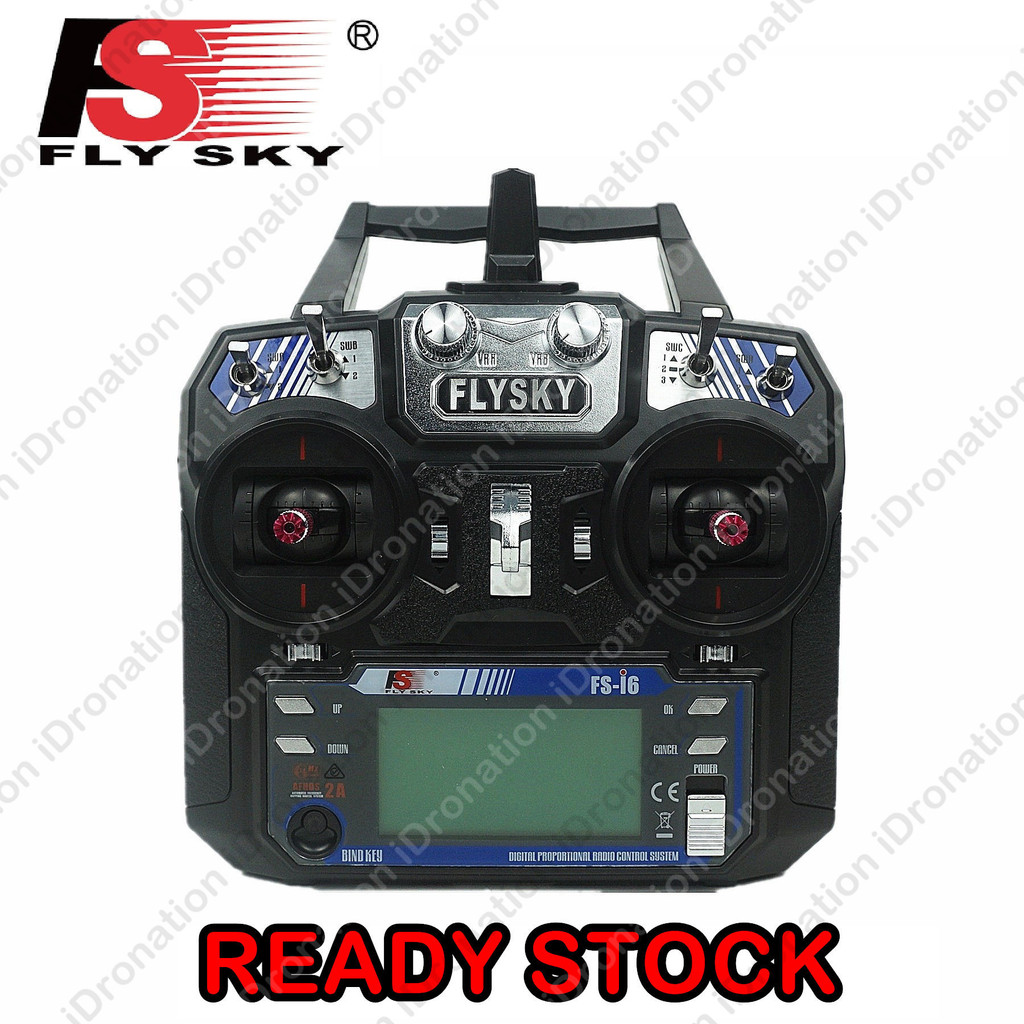LOCAL STOCK FlySky FS-I6 Remote Control Controller 2.4G 6CH AFHDS RC ...