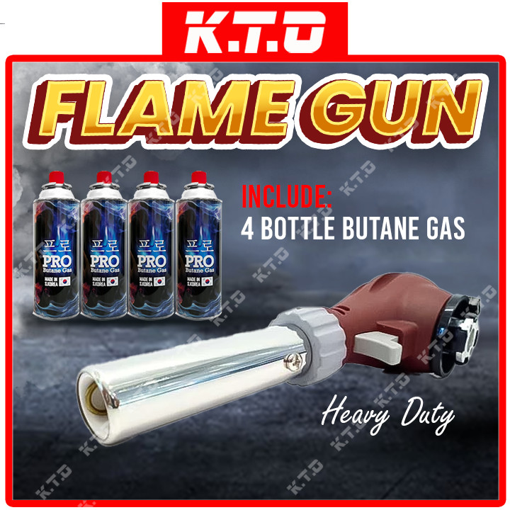 Master Gas Torch With 4 Bottle Butane Gas Camping Butane Burner Welding ...