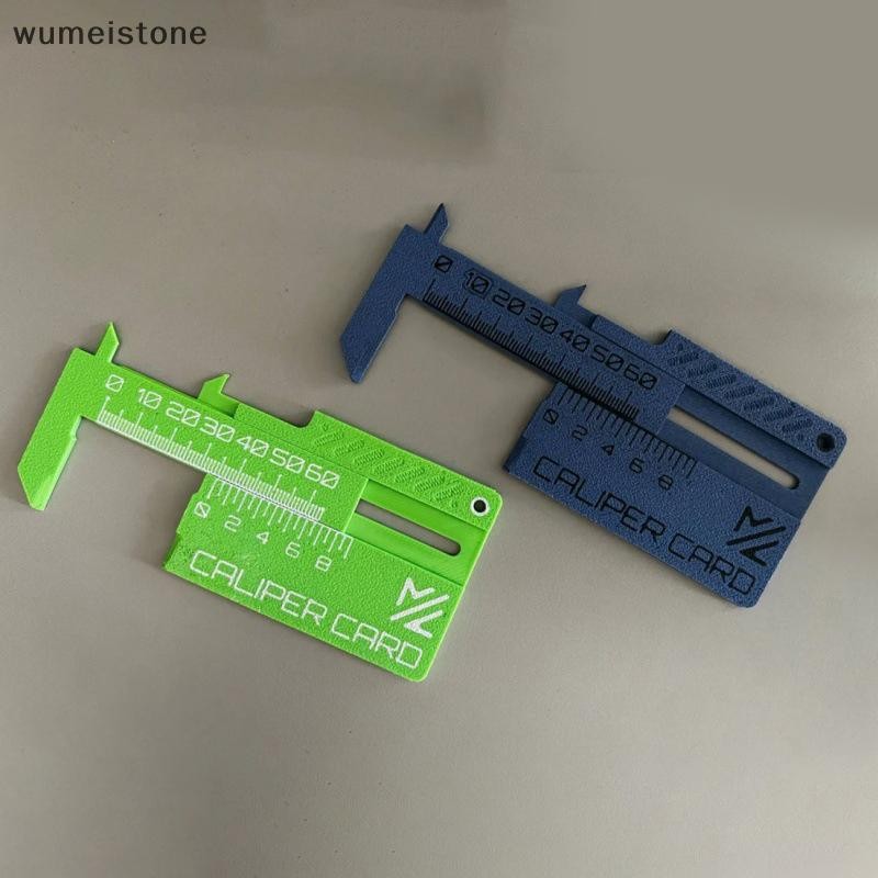 wumeistone 1 PCS New Product Caliper Card Vernier Caliper Card Keychain ...