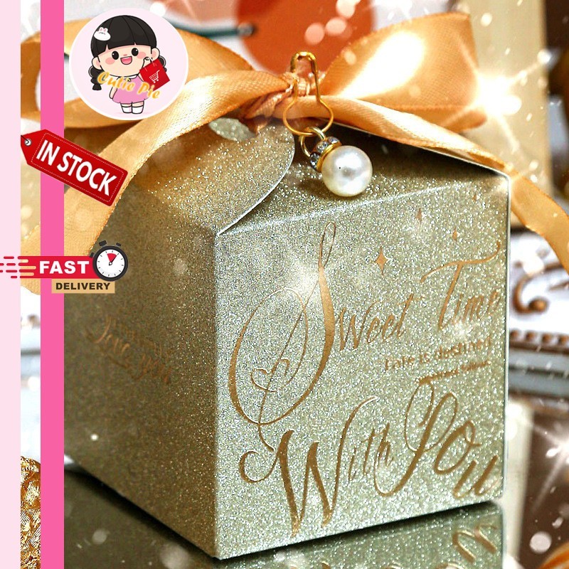 CUTIEmy Wedding Doorgift Box Kotak Goodies Beg Kahwin Kenduri Tunang ...