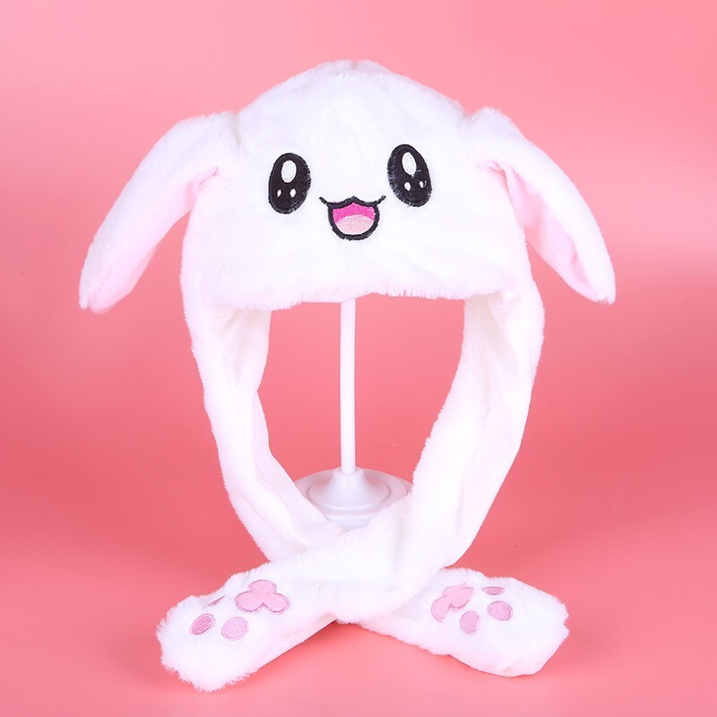 Rabbit Ear Cap With Led Kids Cute Hat Plush Toy Bunny Hat Fashion Girls ...