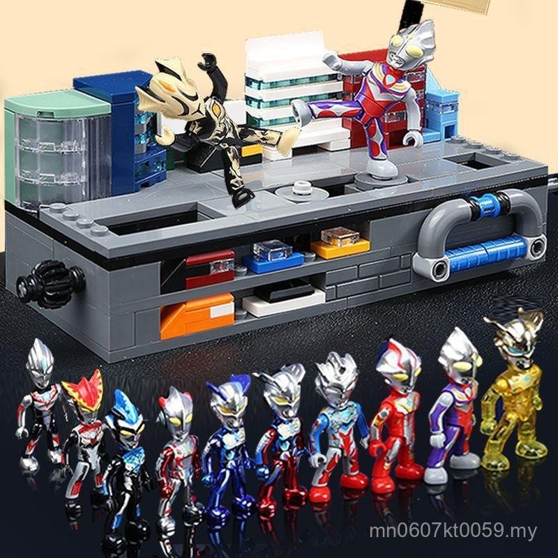 Building Blocks Arena Ultraman Hero Boy Toy Battle Birthday Gift ...